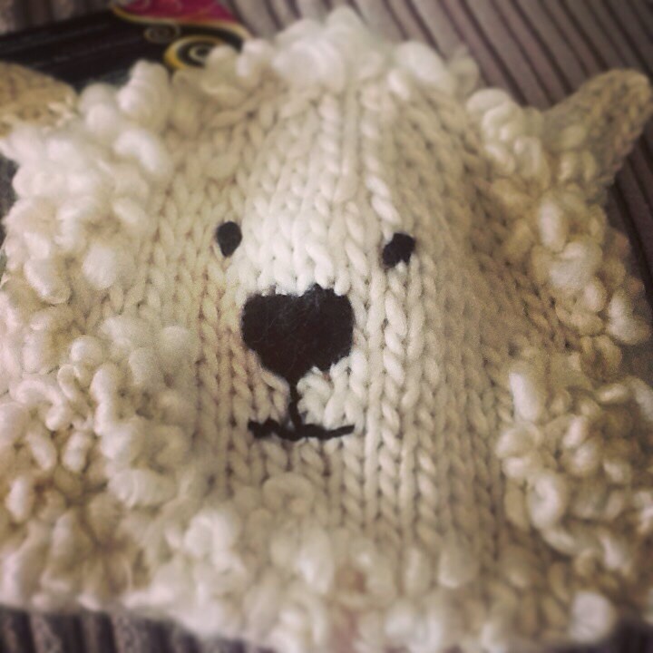 Sheep Welsh Lamb Beanie Hat Knitted and Crocheted Made by Melissa - Etsy