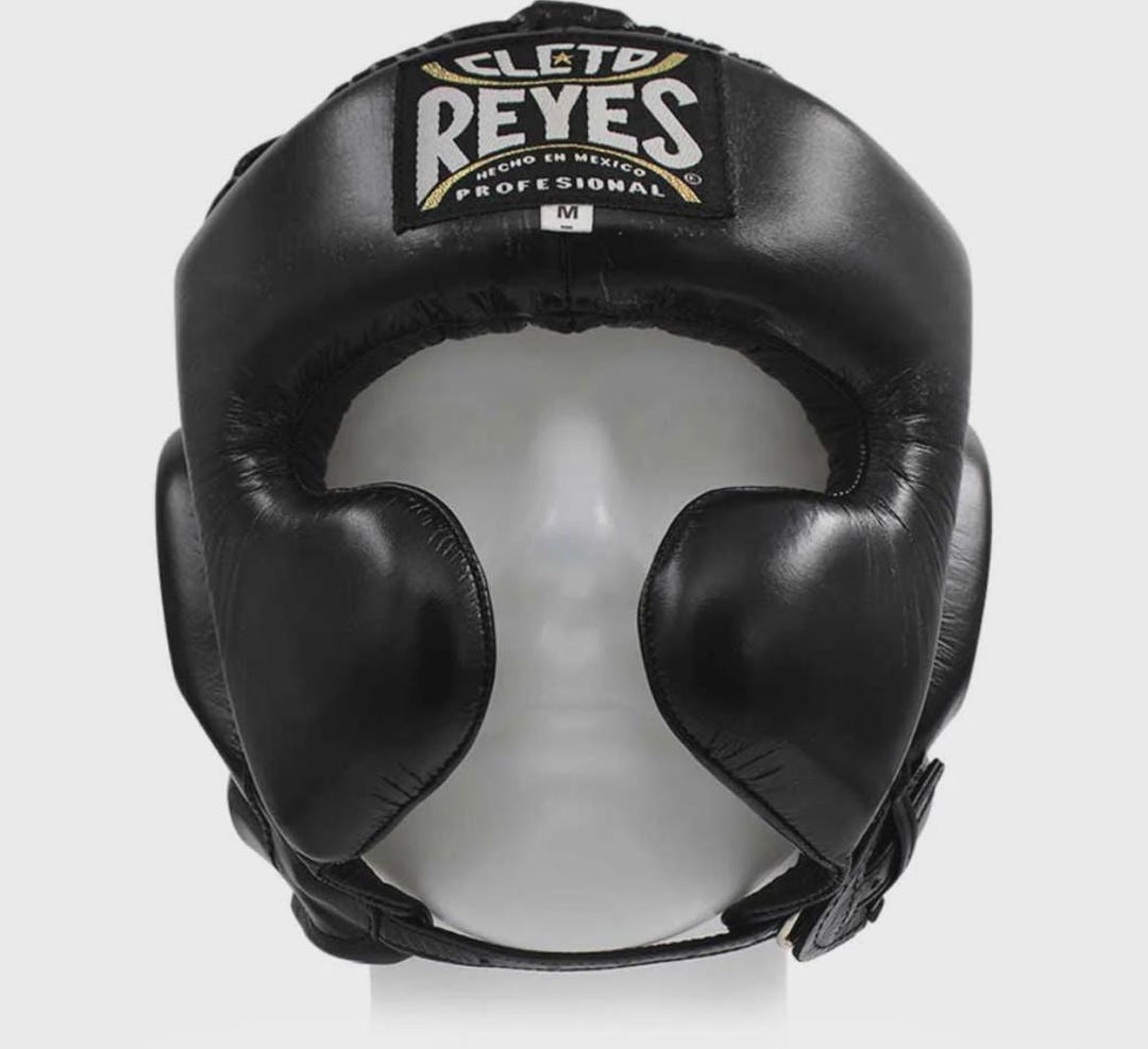 Handmade Boxing Headgear - Pointed Cheek Protection - Genuine Leather ...