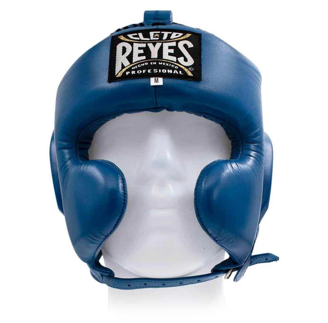Handmade Boxing Headgear - Pointed Cheek Protection - Genuine Leather ...