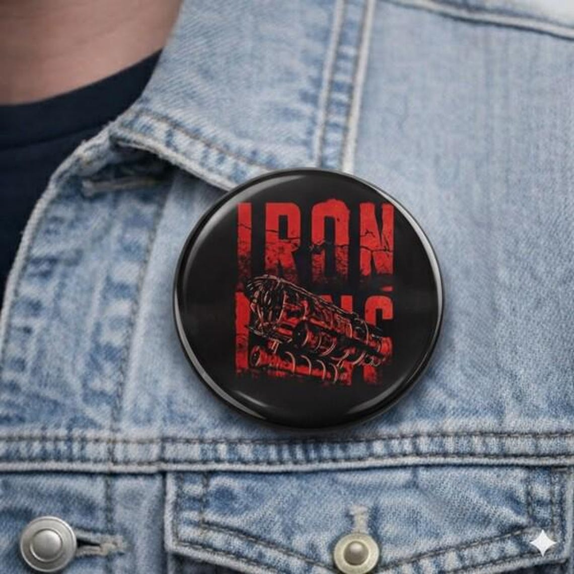 Iron Lung Horror Movie Button, Retro 90s Style Pin Button, Iron Lung ...