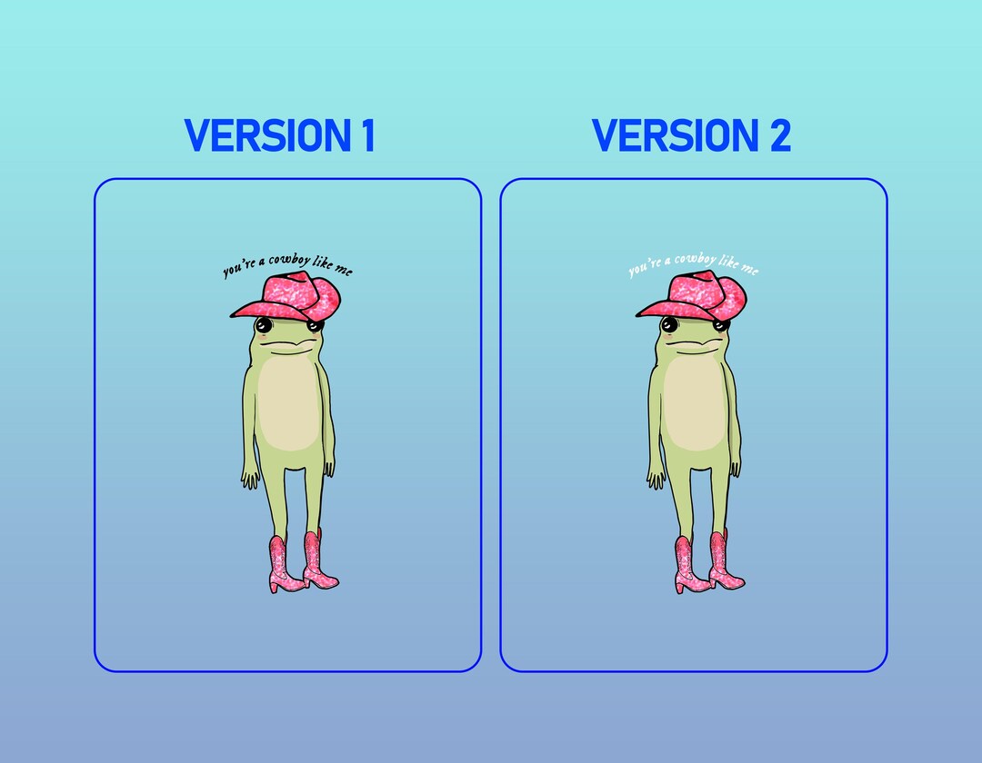 You’re A Cowboy Like Me PNG, Funny Frog Cowboy PNG, Pink Cowgirl Frog ...