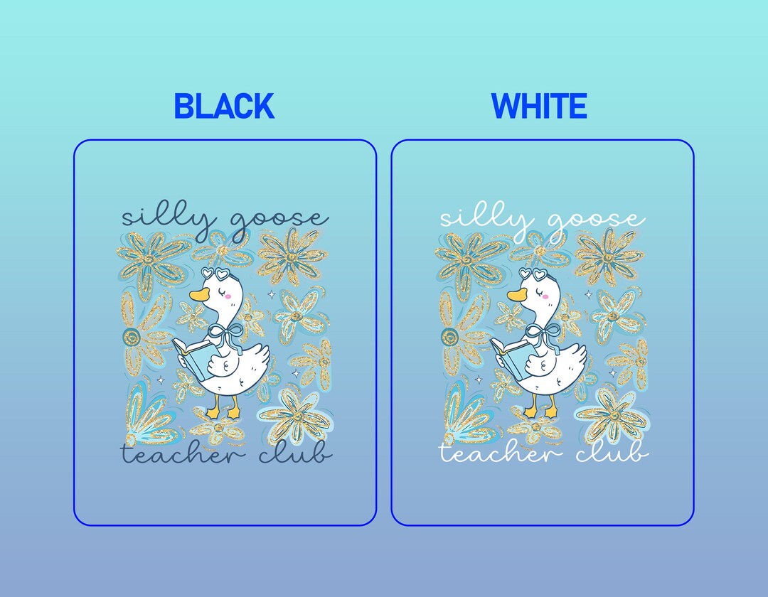 Silly Goose Teacher Club PNG, Cute Teacher Goose Design, Classroom ...