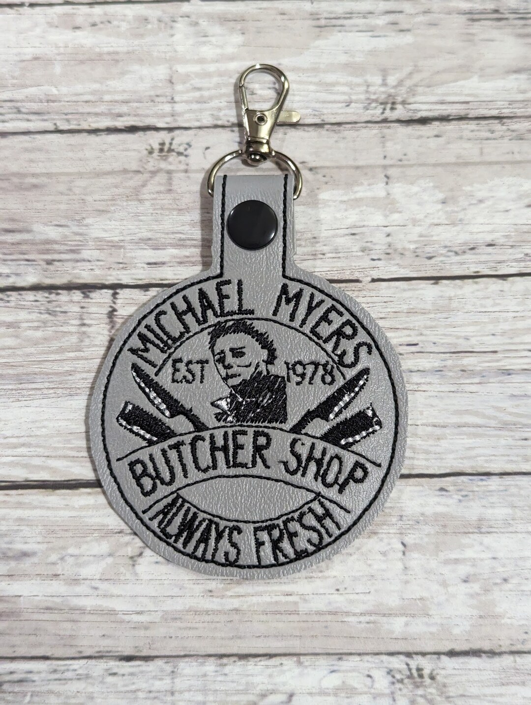 Michael Myers Butcher Shop Keychain Free Shipping Halloween - Etsy