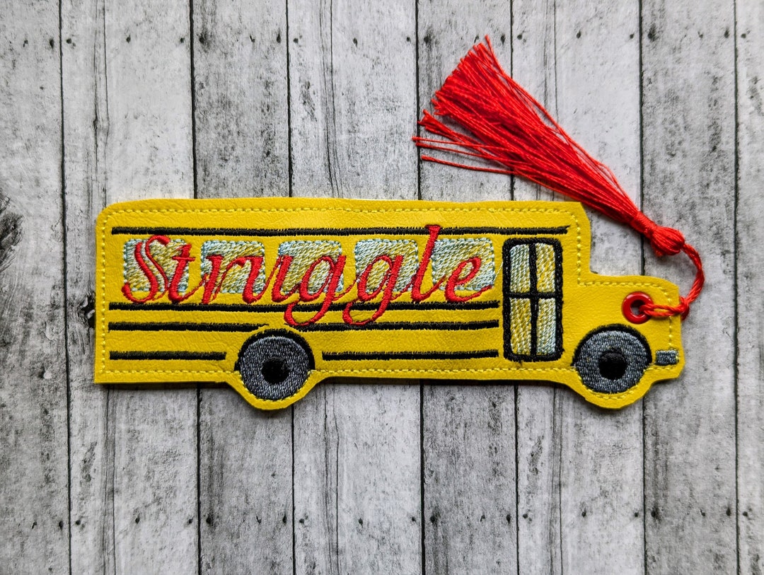 Struggle Bus Bookmark Free Shipping Cute Funny Bookmark Book Lover Avid ...