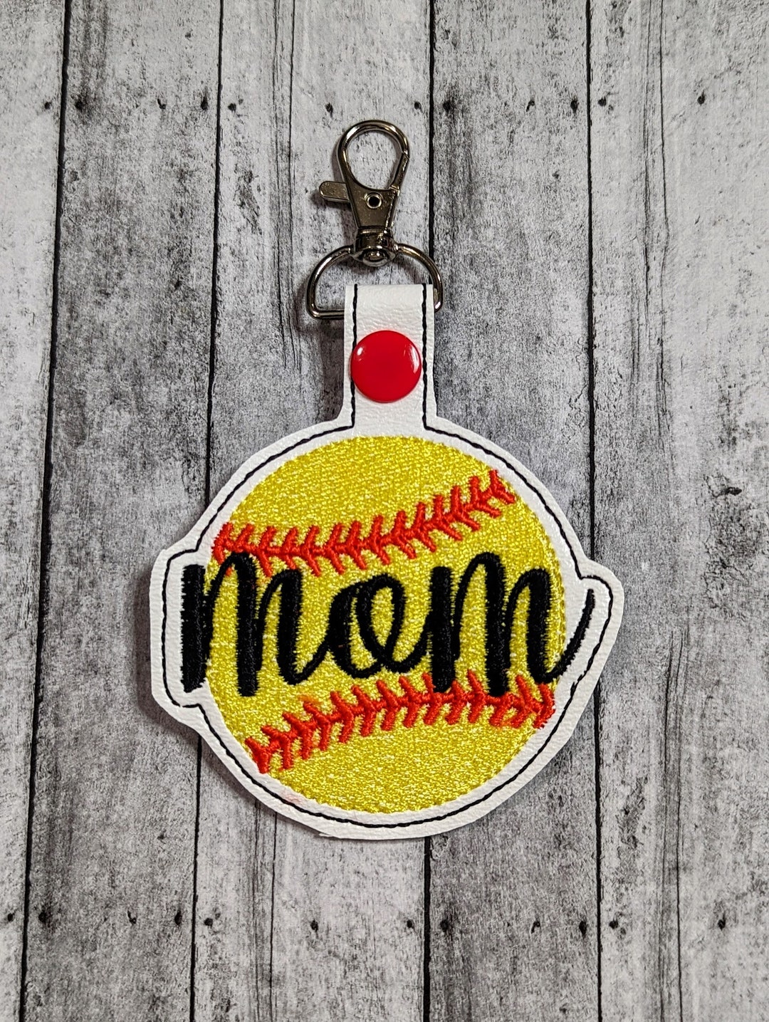 Softball Mom Keychain Softball Life Softball Player Key Chain Coach ...