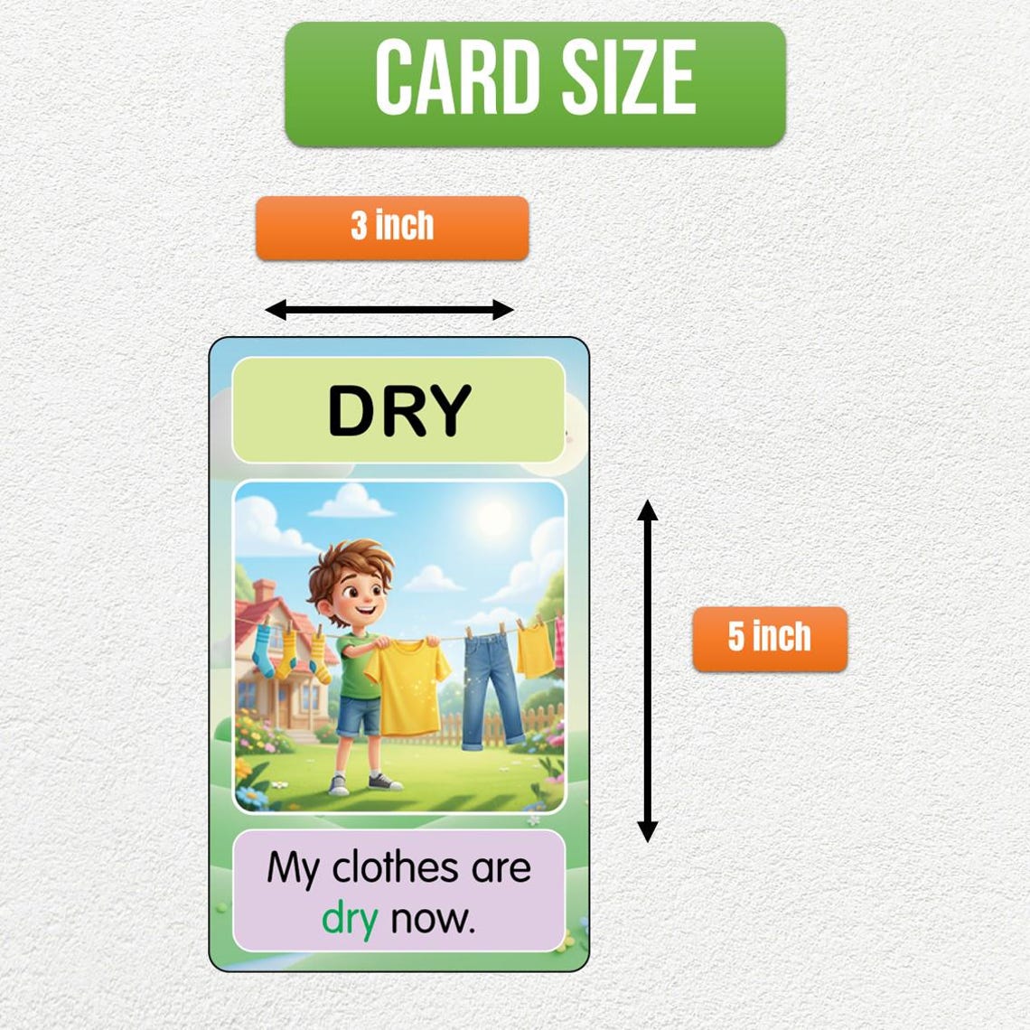 Opposites Matching Flashcards, Preschool Memory Game, Homeschool ...