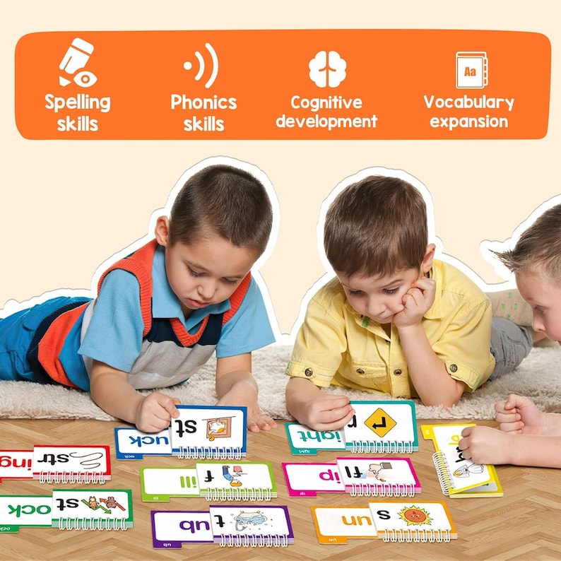 Phonics Flip Book Printable: CVC Word Family, Reading Practice (PDF ...