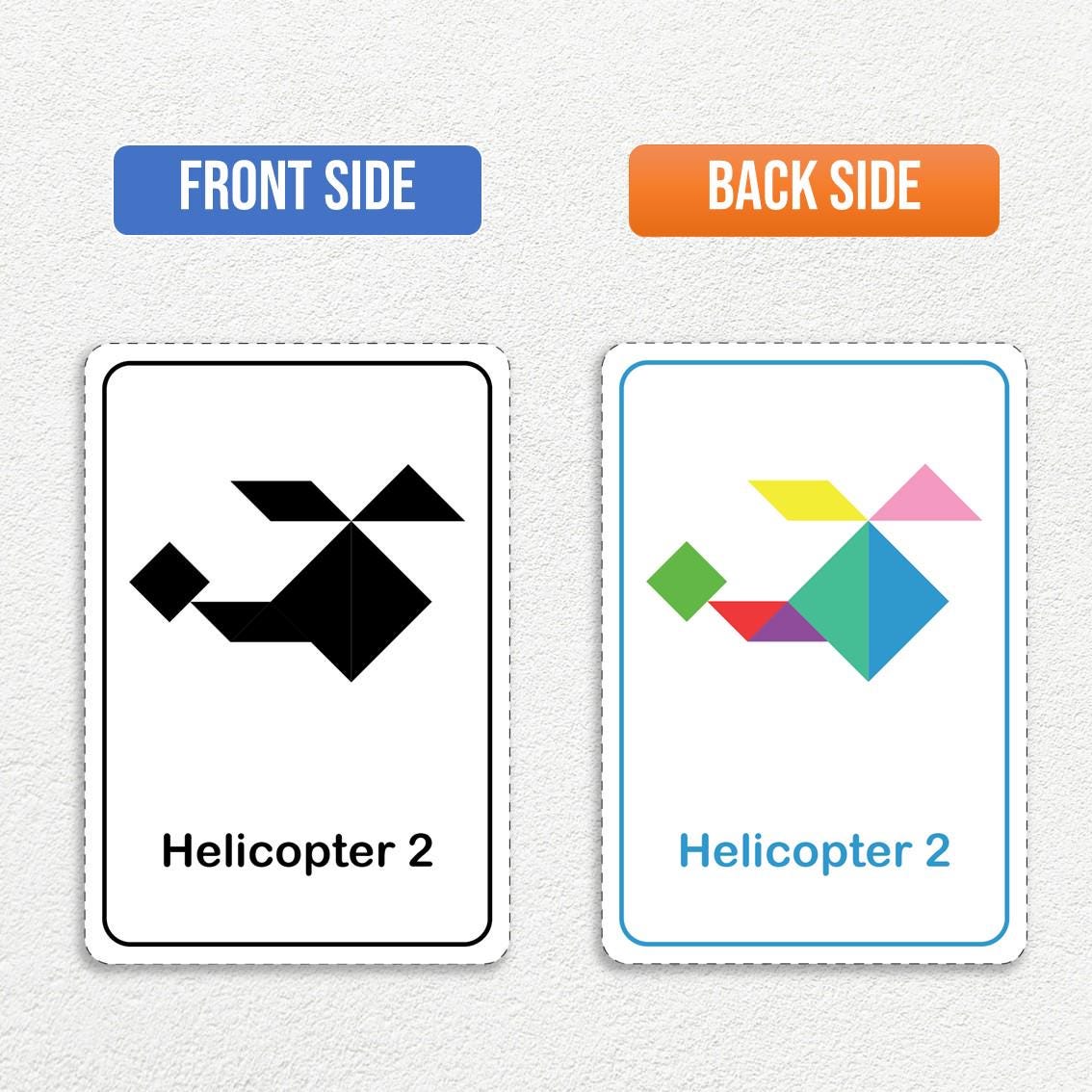 Printable Tangram Puzzle Cards – STEM Brain Game (digital Download) - Etsy