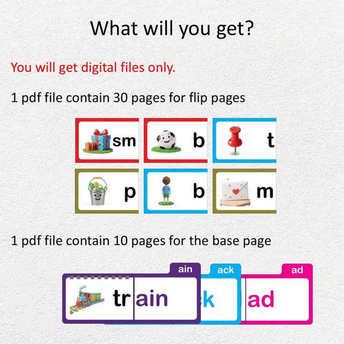 Phonics Flip Book Printable: CVC Word Family, Reading Practice (PDF ...
