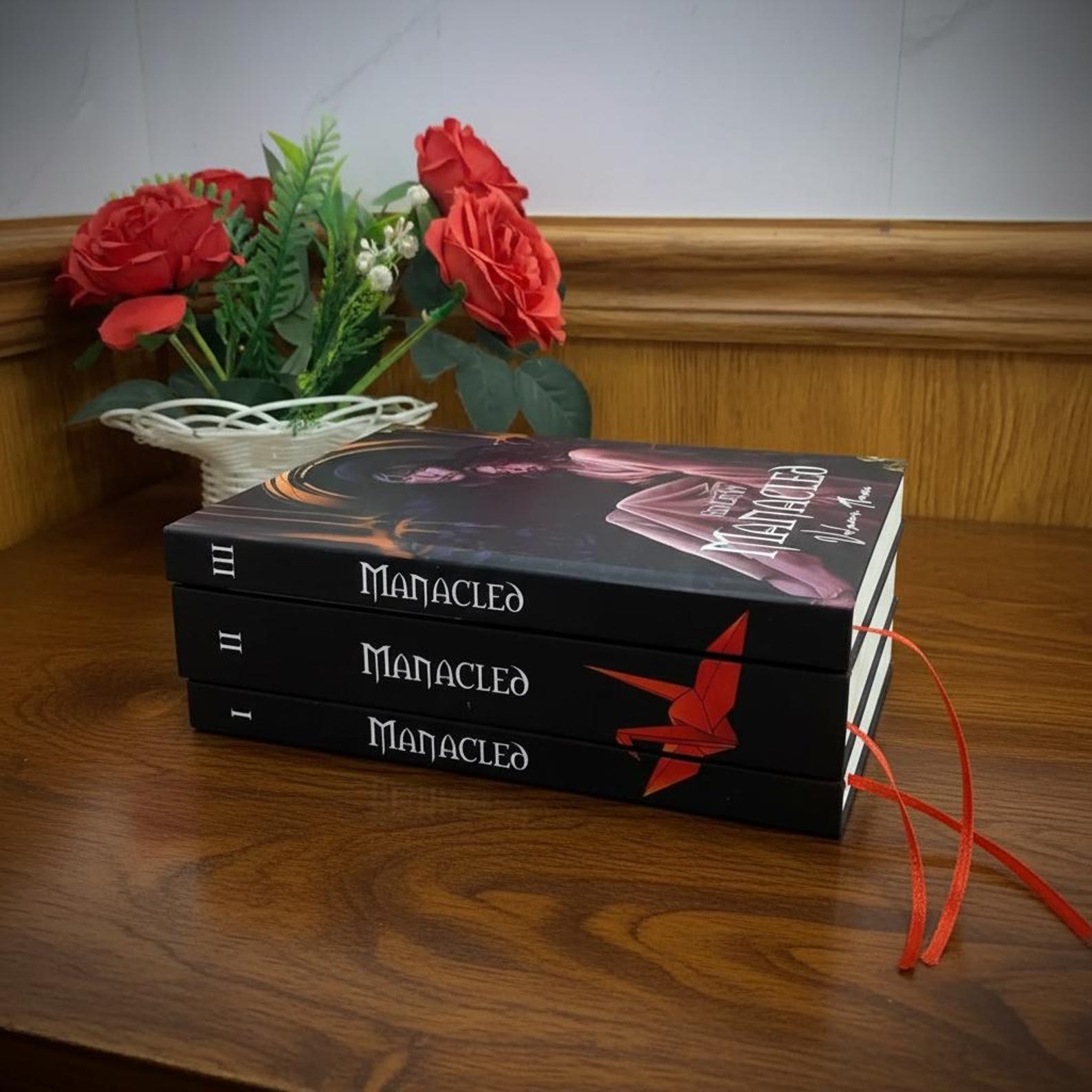 Manacled Hardcover Trilogy | Romantic Cover Art, Illustrated Fanfic - Etsy
