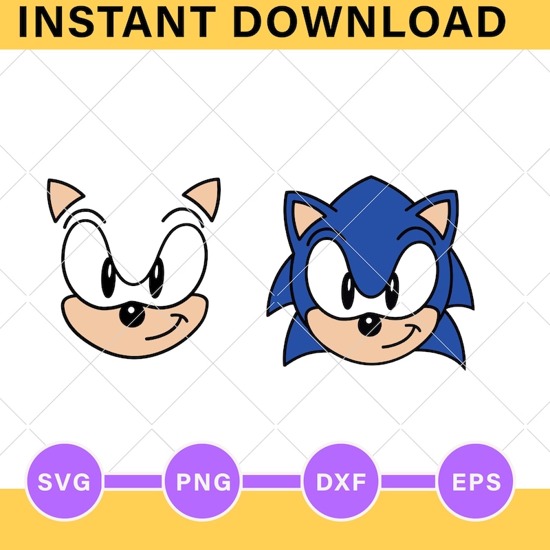 Sonic Layered Paper Svg - Etsy