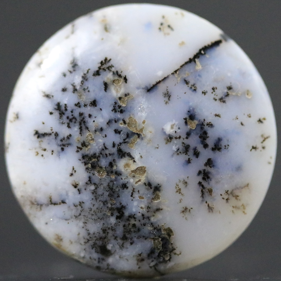 Merlinite White Opal AKA Dendritic Agate Manganese Included Mineral ...