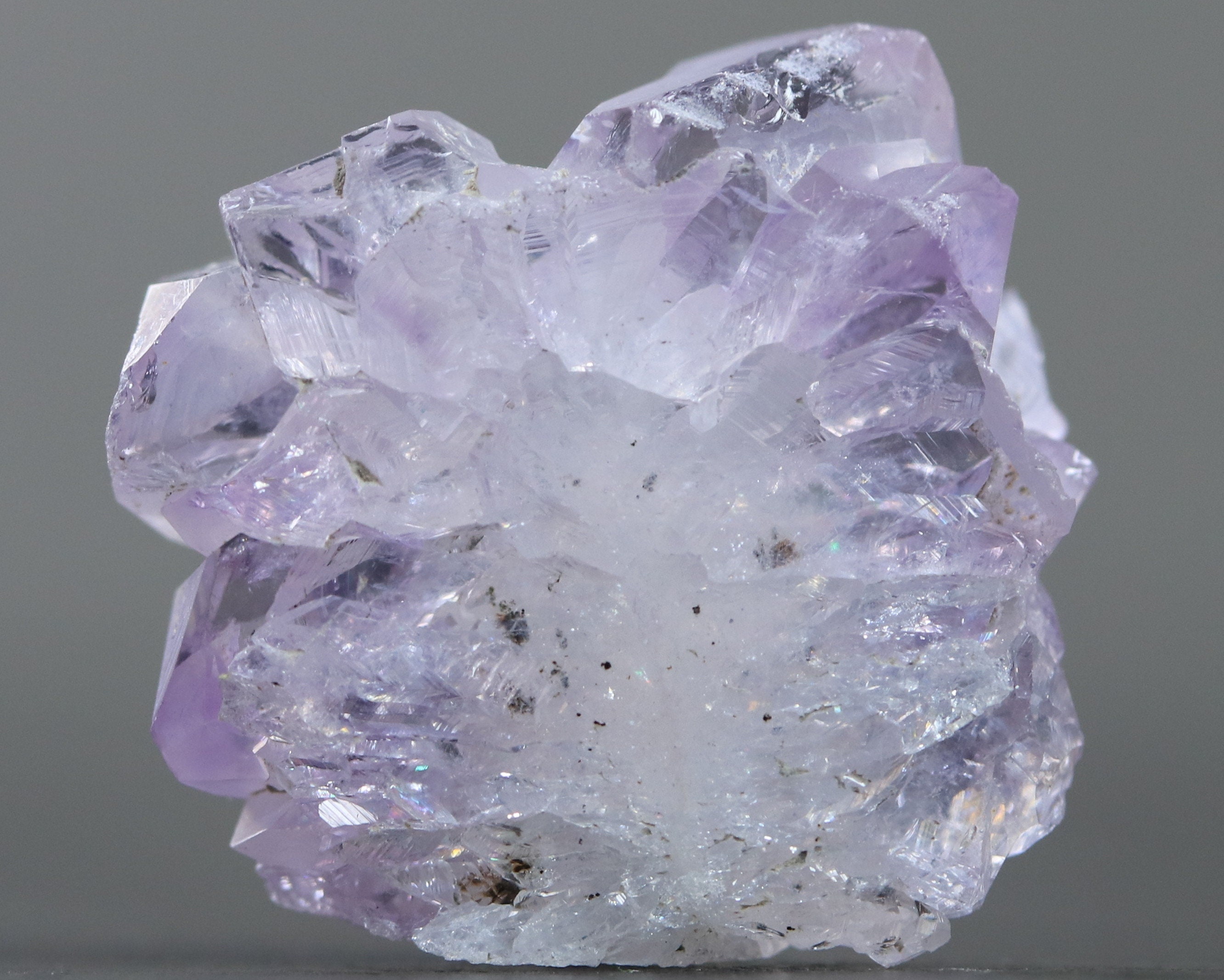 Purple Flower Amethyst Stalactite Slice Polished Gemstone Gemstones ...