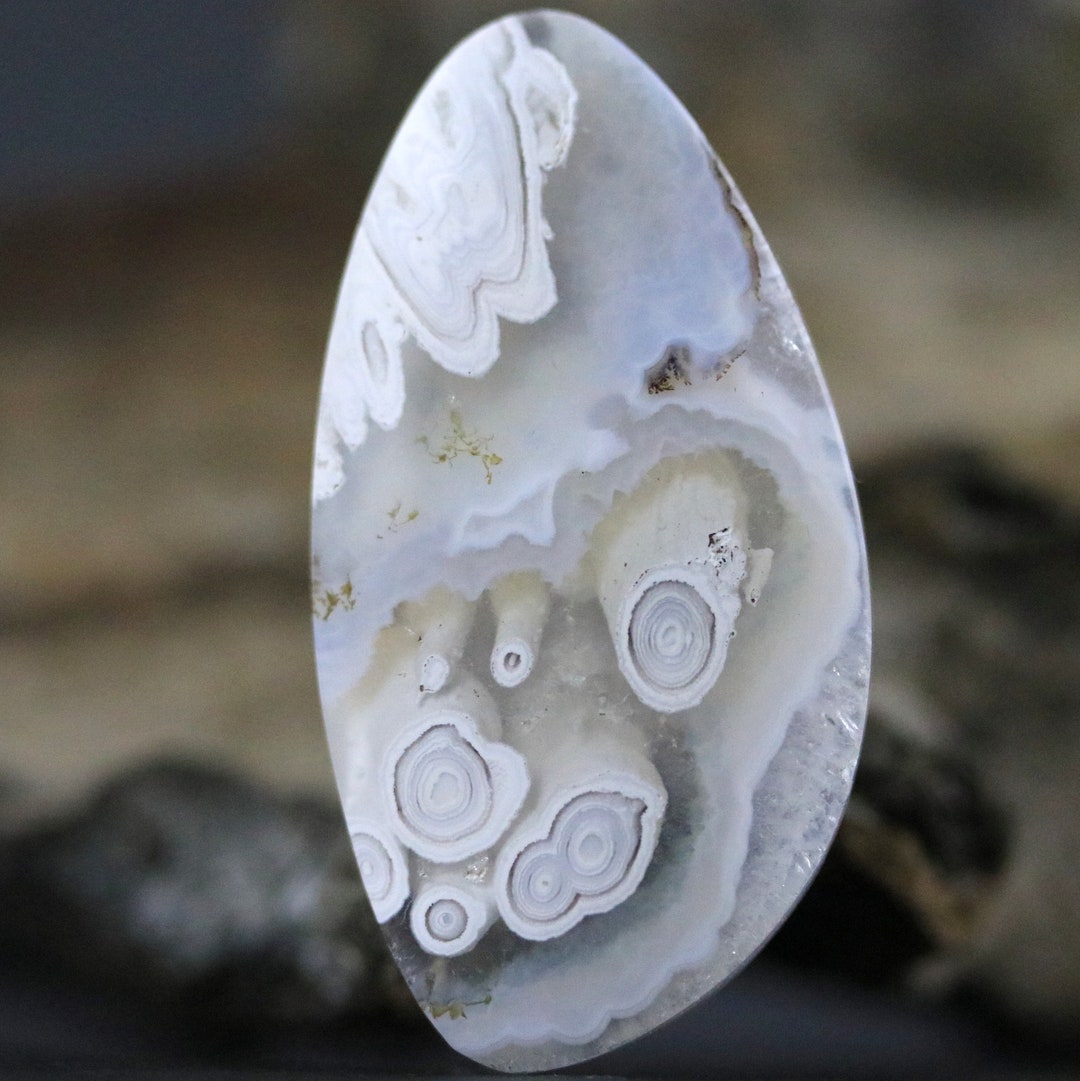 Amazing Tube Agate Freeform White Stone Cabochon Beautiful, Untreated ...
