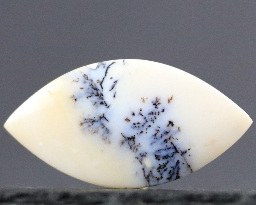 White Opal With Dendritic Manganese Inclusions Aka Merlinite - Etsy