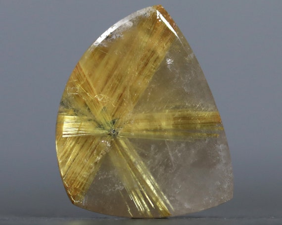 Fulll Gold Star Quartz Rutile With Hematite Fine Rare Gemstone | Etsy