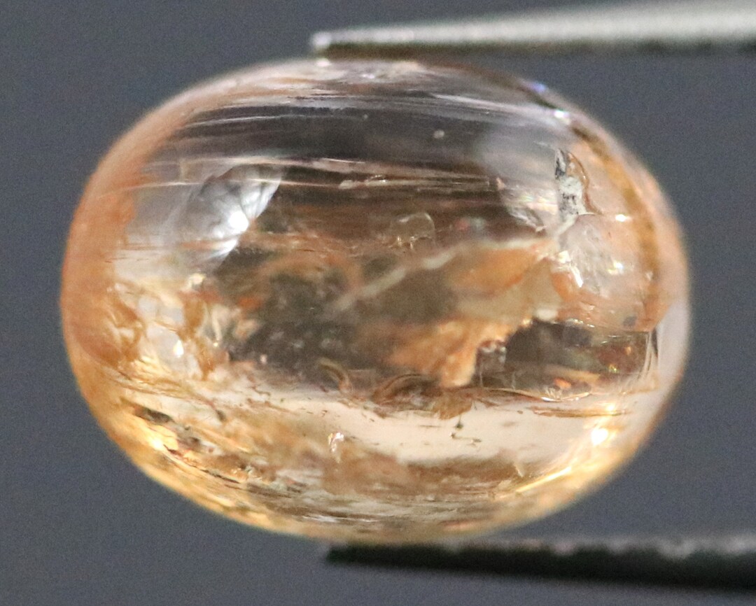 Imperial Topaz Golden Rare Gemstone Untreated Stone Precious Cabochon ...