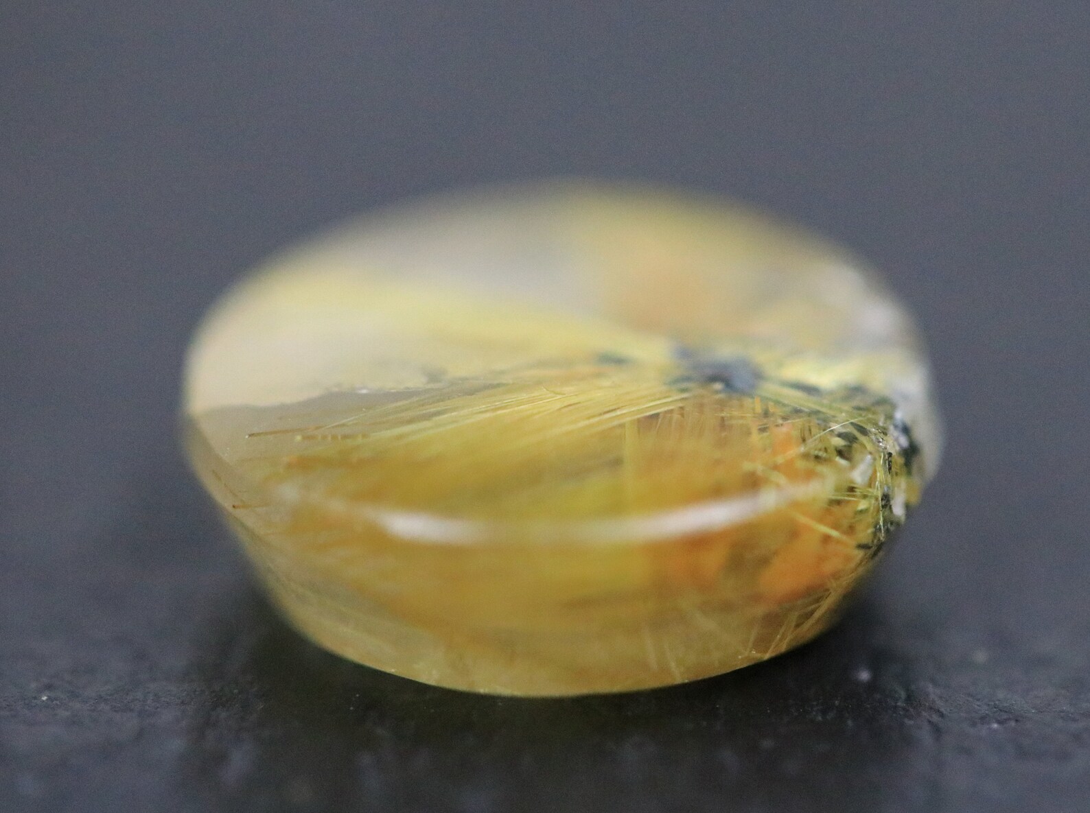 Full Gold Star Quartz Rutile Venus Hair Golden Rutilated Quartz Round ...