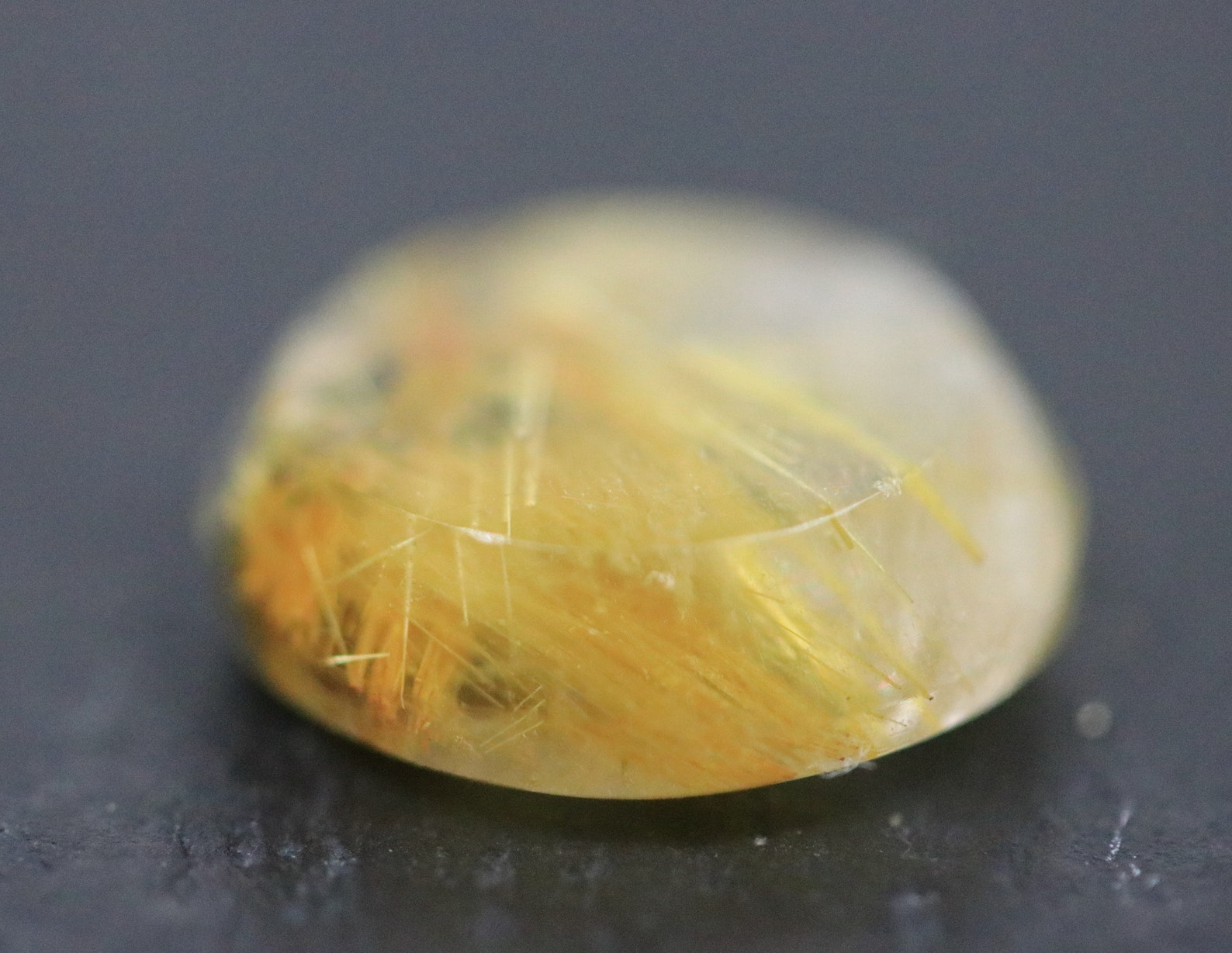 Full Gold Star Quartz Rutile Venus Hair Golden Rutilated Quartz Round ...