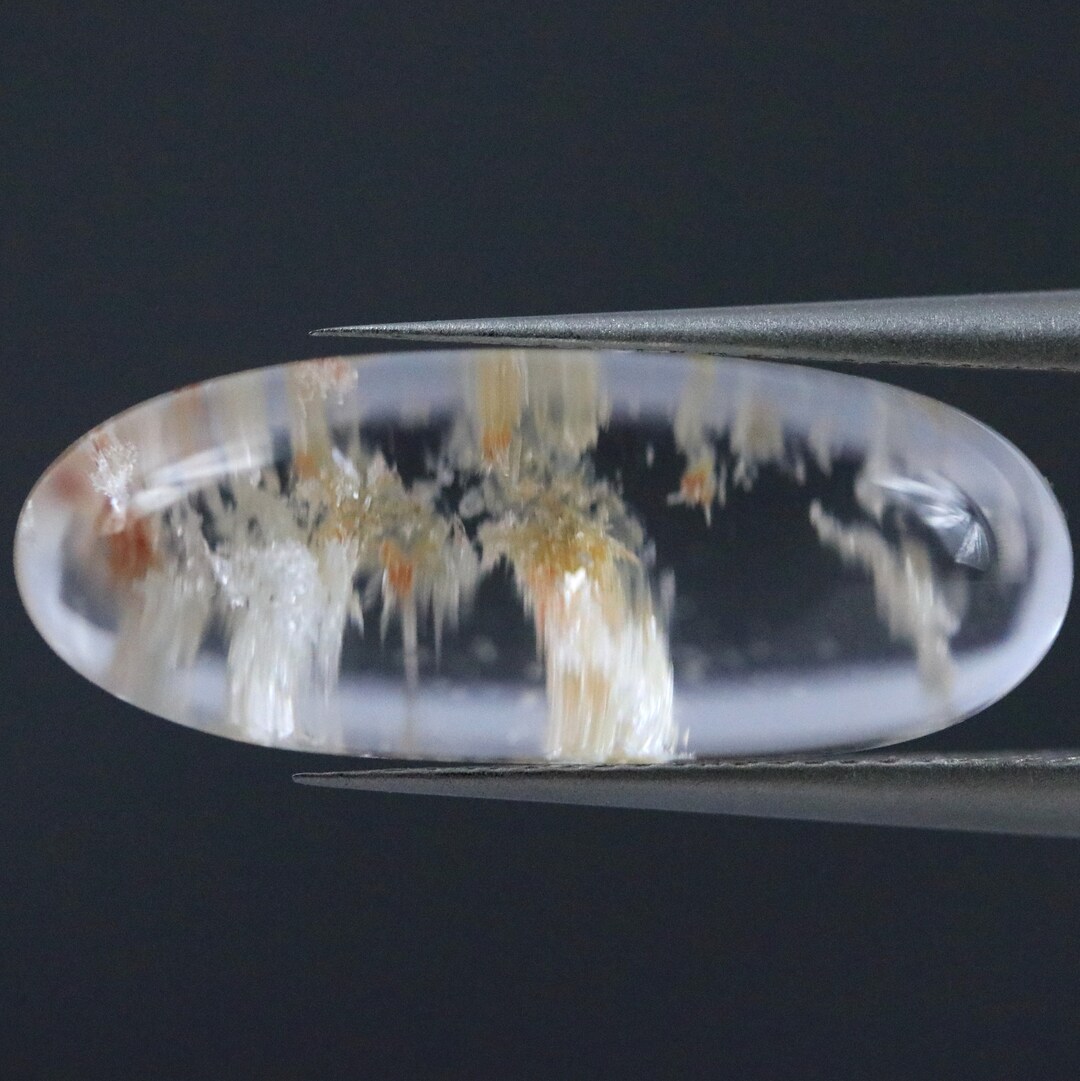 Quartz With Included Lodolite Mineral High Clarity Refractive Crystal ...