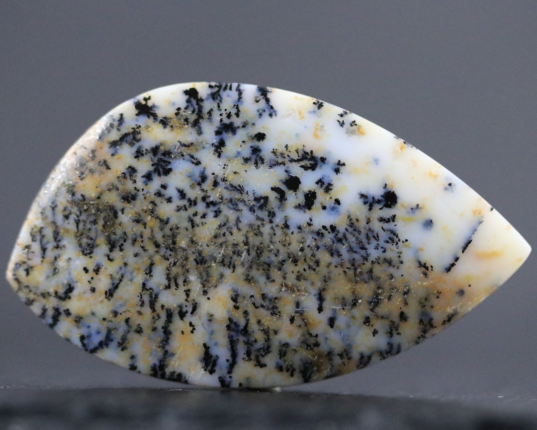 Manganese Dendrite Merlinite Opal Flat Back Dendritic Agate Gemstone ...