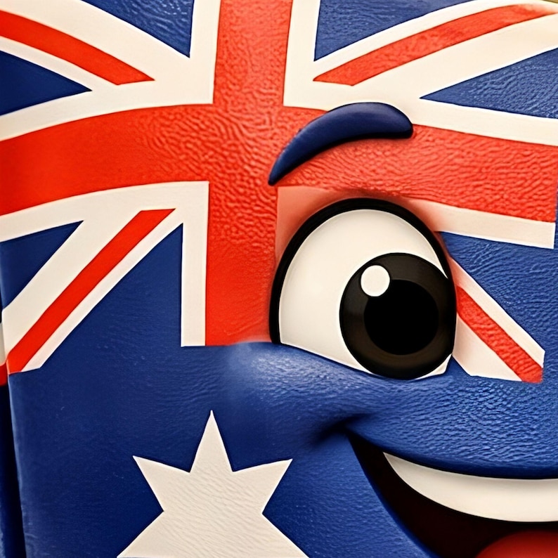 Australia Day BBQ Clipart | Aussie Flag PNG (instant Download) - Etsy ...