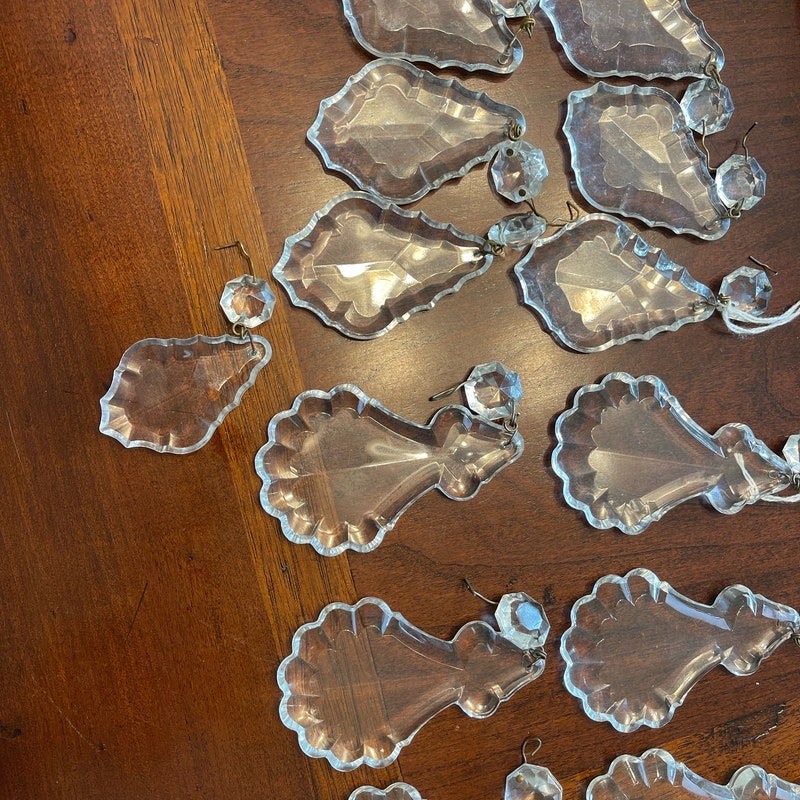 Antique Crystal Prisms - Etsy