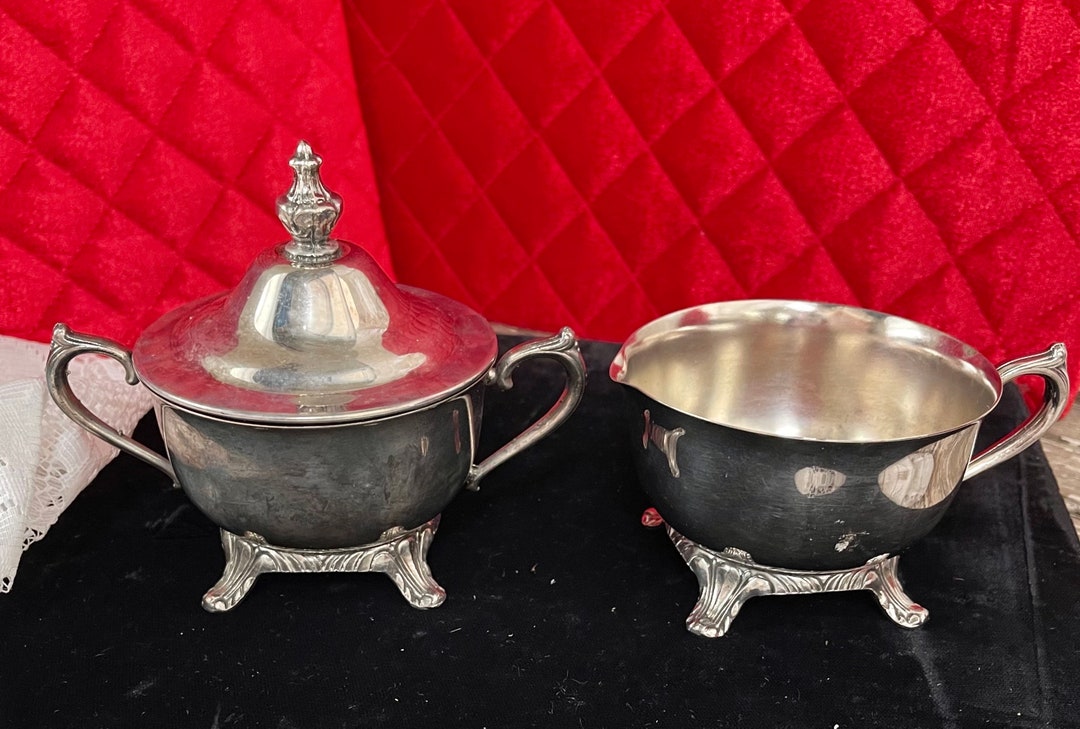 International Silver Co Sugar & Creamer Servers Silverplate Vintage ...