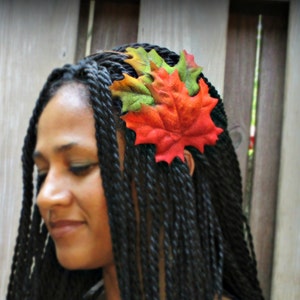 Maple leaf headband Fall headband Autumn leaves headband | Etsy