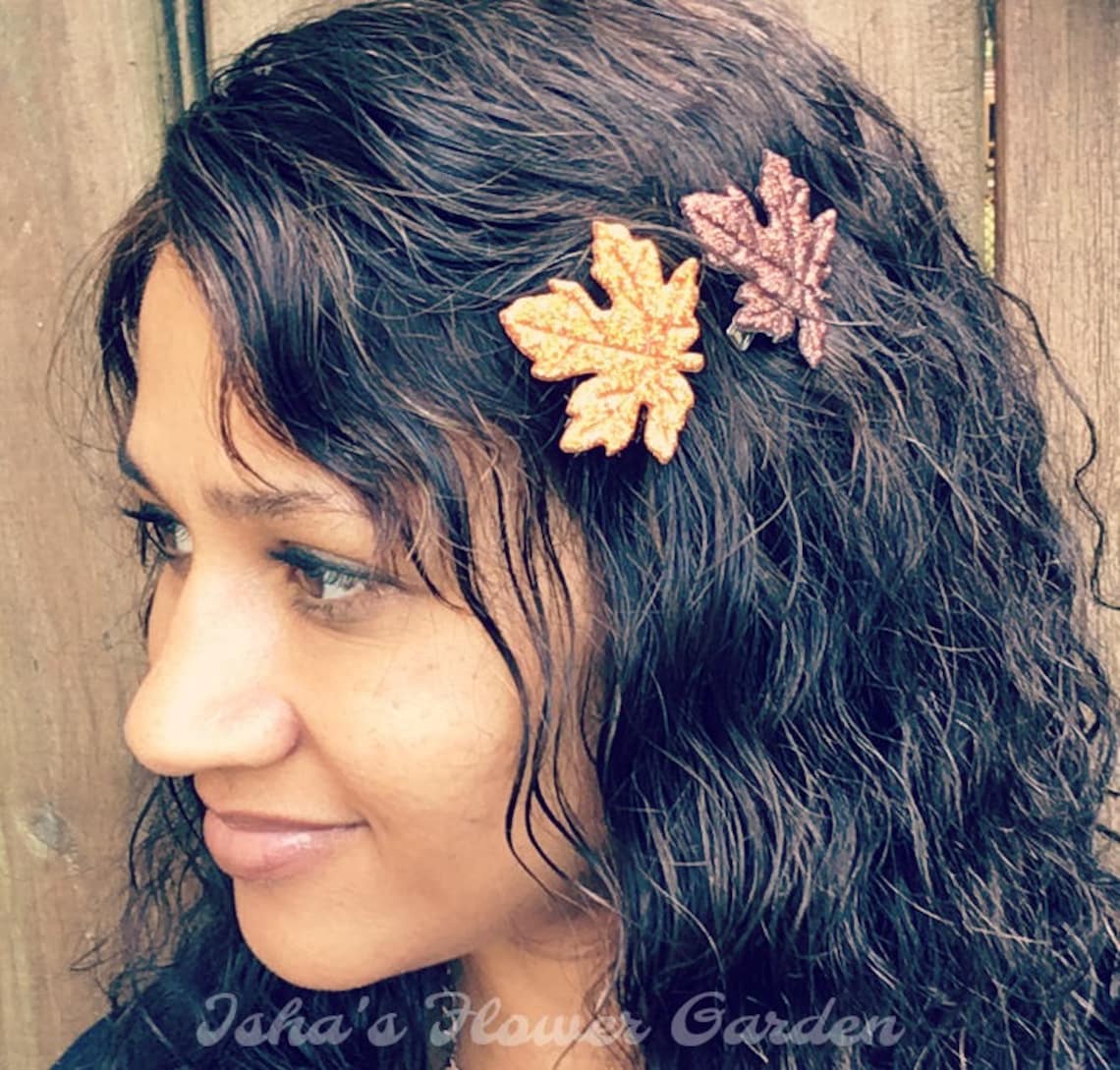 Fall Hair Clip Maple Leaf Hair Clip Leaf Accessories Leaf | Etsy