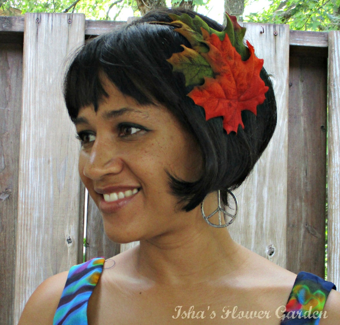 Maple leaf headband Fall headband Autumn leaves headband | Etsy