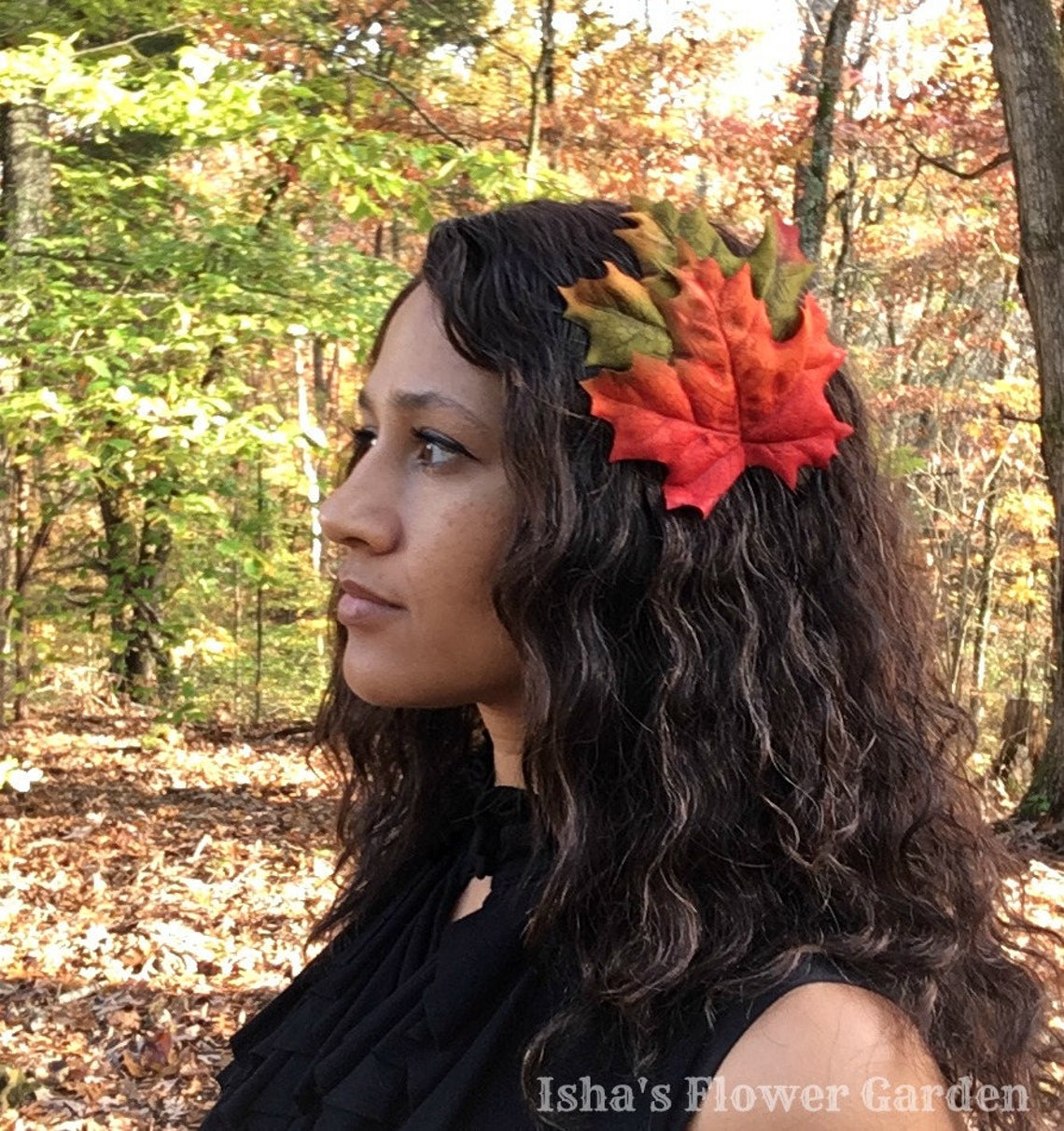 Maple leaf headband Fall headband Autumn leaves headband | Etsy