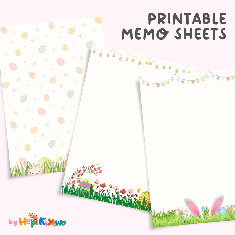 Printable Easter Letter Paper – Set of 15 Designs - Etsy