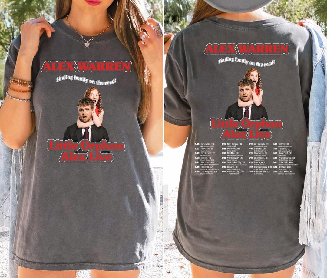 Vintage Alex Warren Shirt, Alex Warren 2026 Tour T-shirt, Alex Warren ...