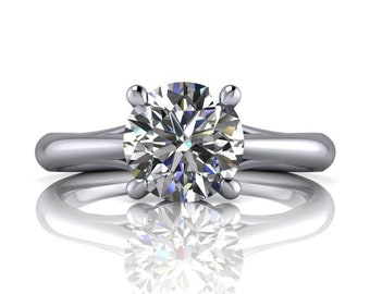 Euro shank ring | Etsy