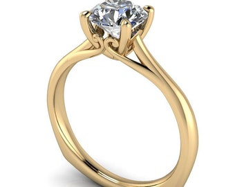 Euro shank ring | Etsy