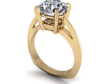 Euro shank ring | Etsy