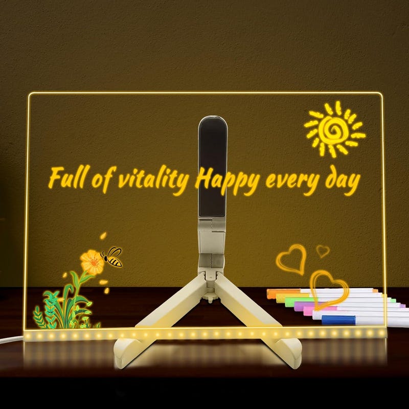 Light up Acrylic Message Board - Etsy