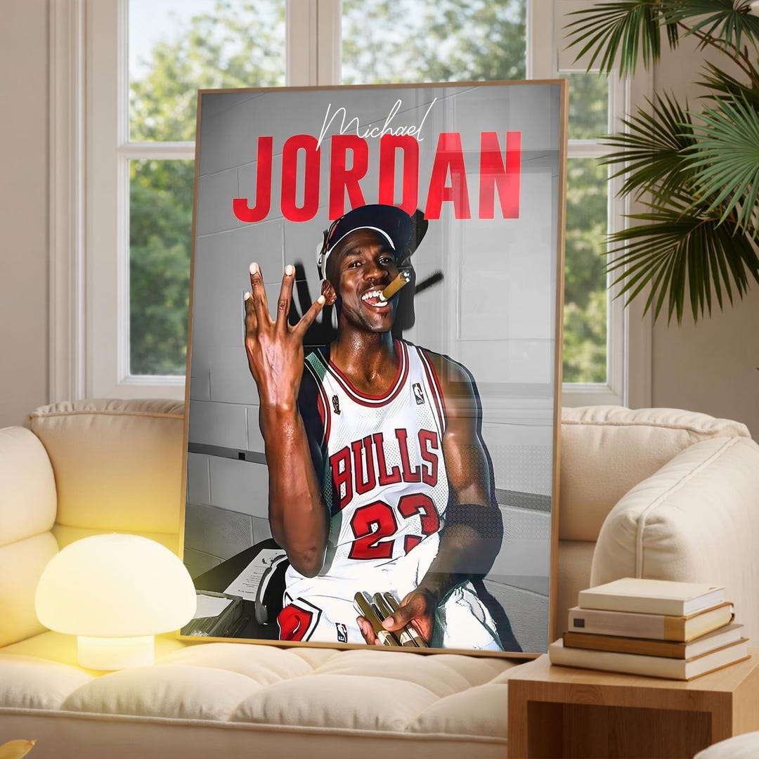 Michael Jordan Poster, Basketball Wall Art, Motivational Printable ...