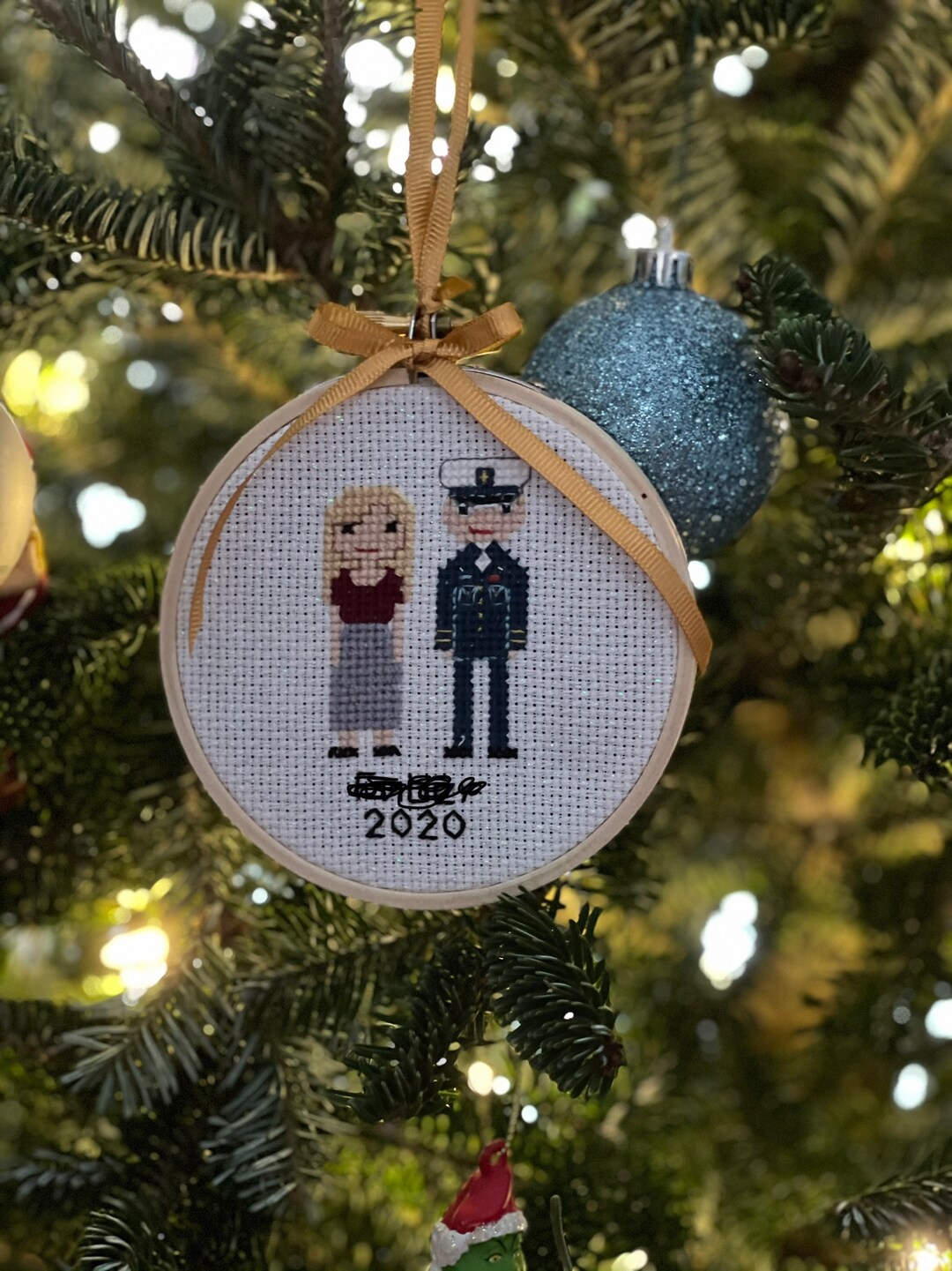 Custom Stitch People Portrait - Etsy