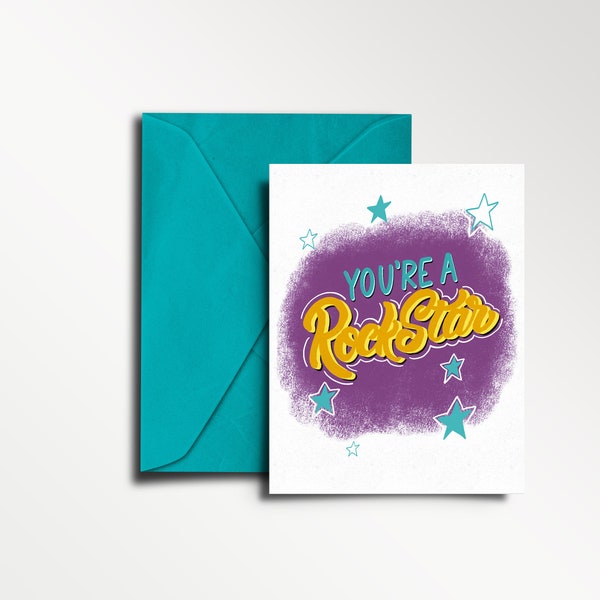 Rock Star Thank You - Etsy