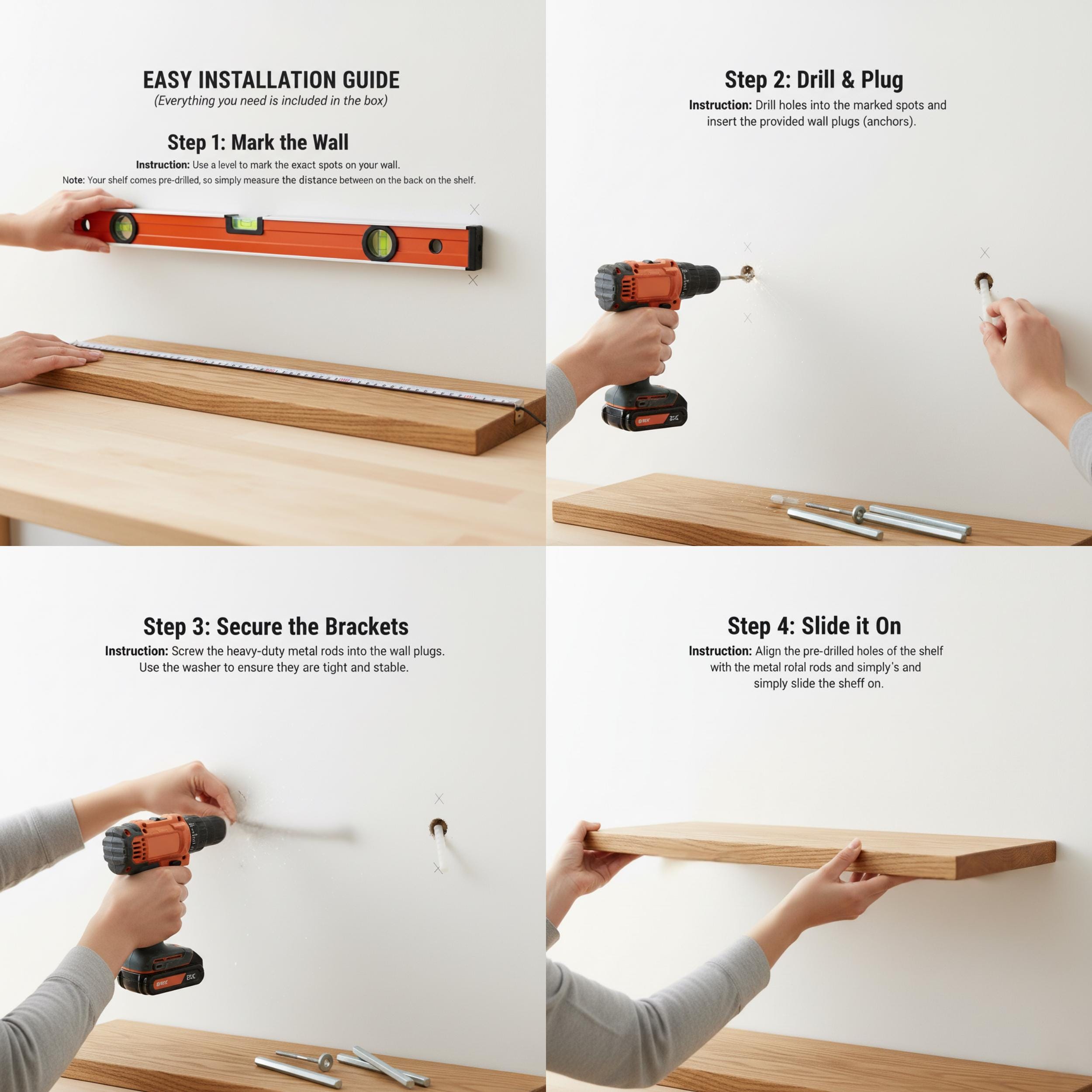 Floating Shelf, Sound Wave Art, Wall Hanging, Wall Shelf, Live Edge ...