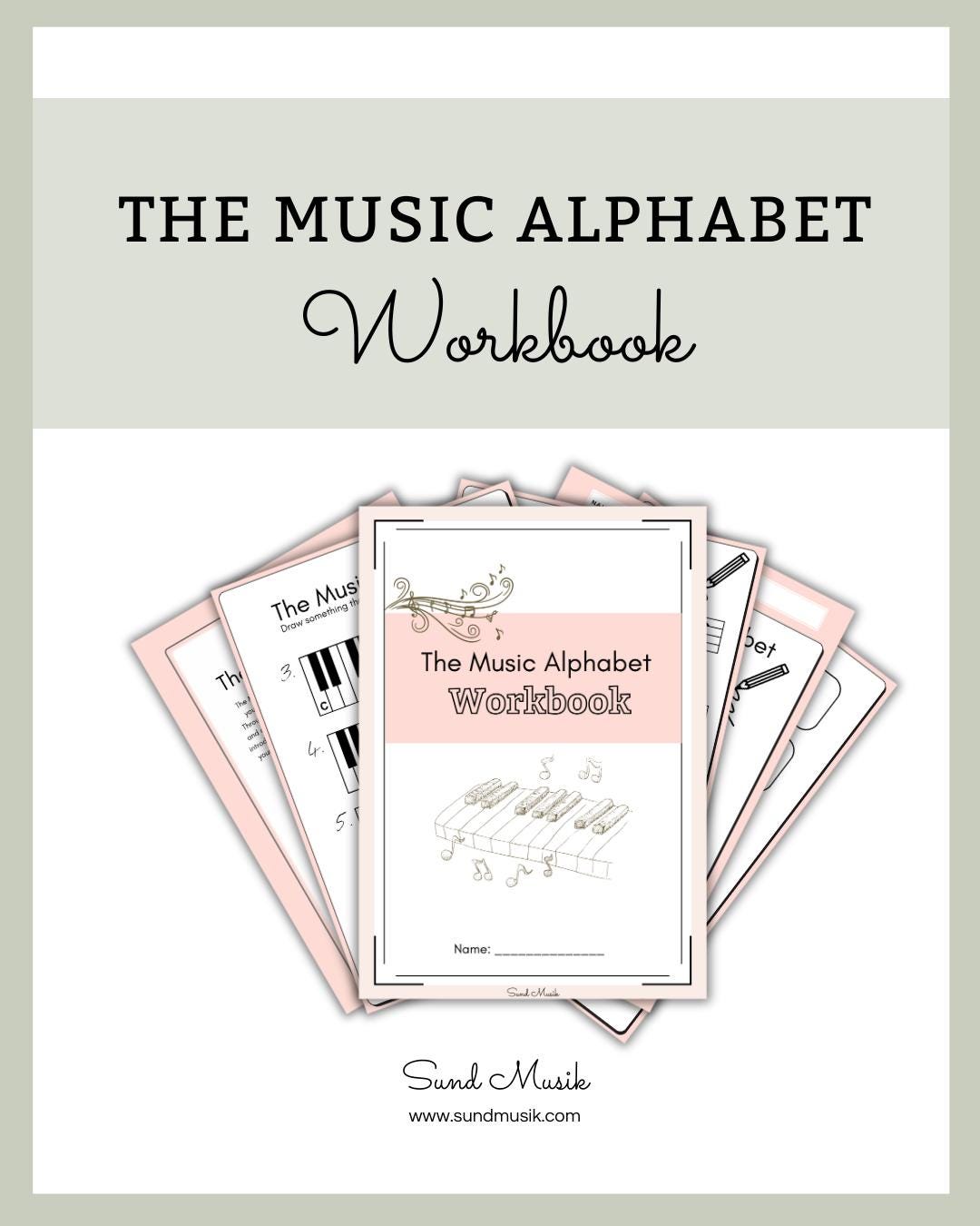 The Music Alphabet Workbook - Etsy