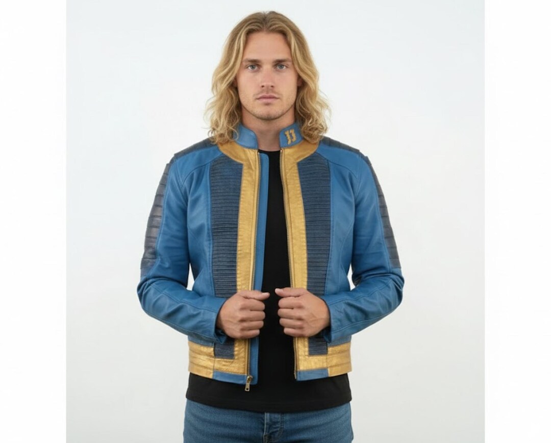 Lucy Vault 33 Jacket | New Vegas Inspired Leather Cosplay Jacket for ...