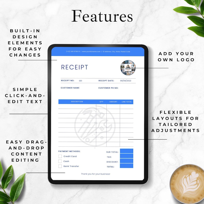 Handyman Invoice & Estimate Template, Service Request Form Bundle, Home ...