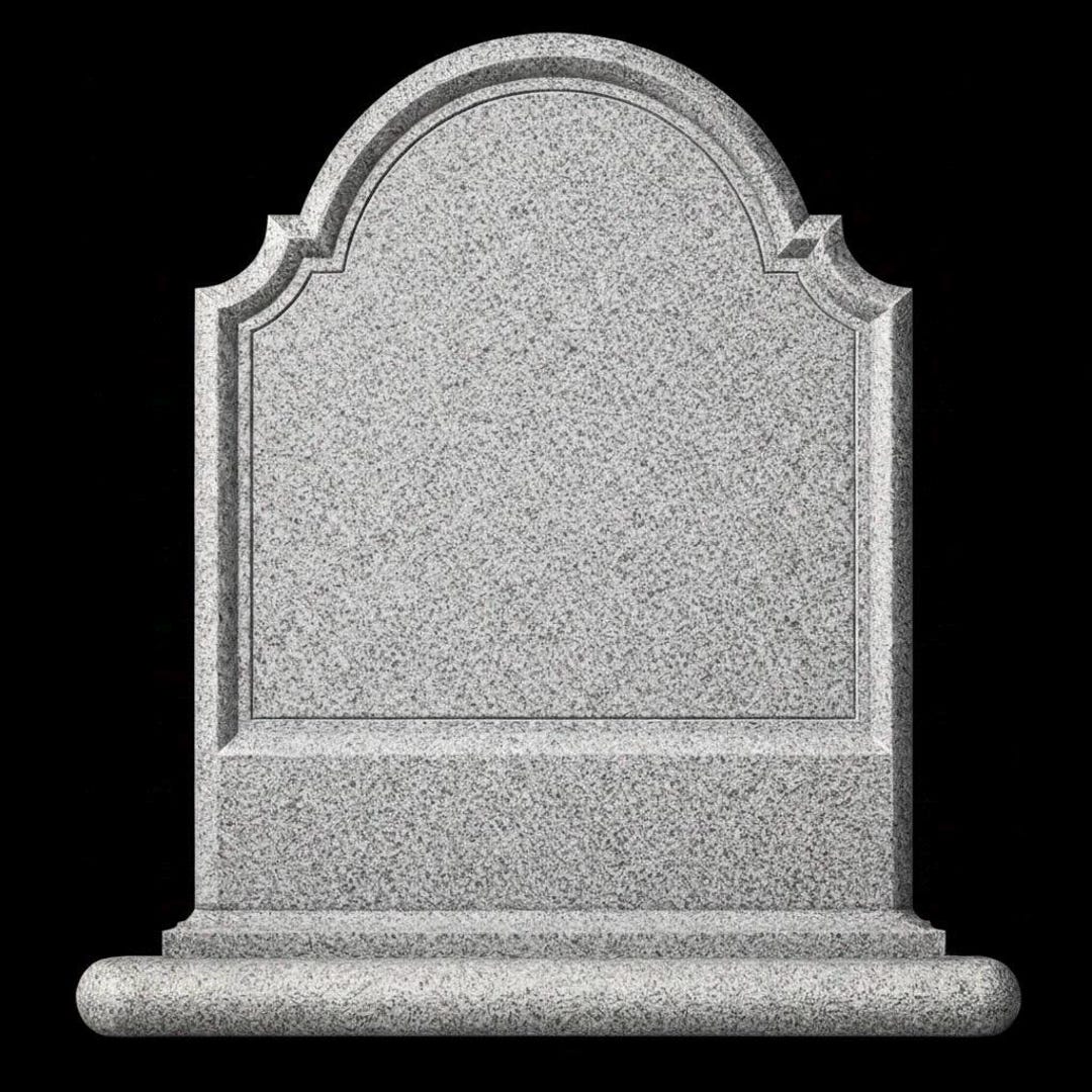 Tombstone STL File for CNC and 3D Print Halloween Gravestone 3D Relief ...