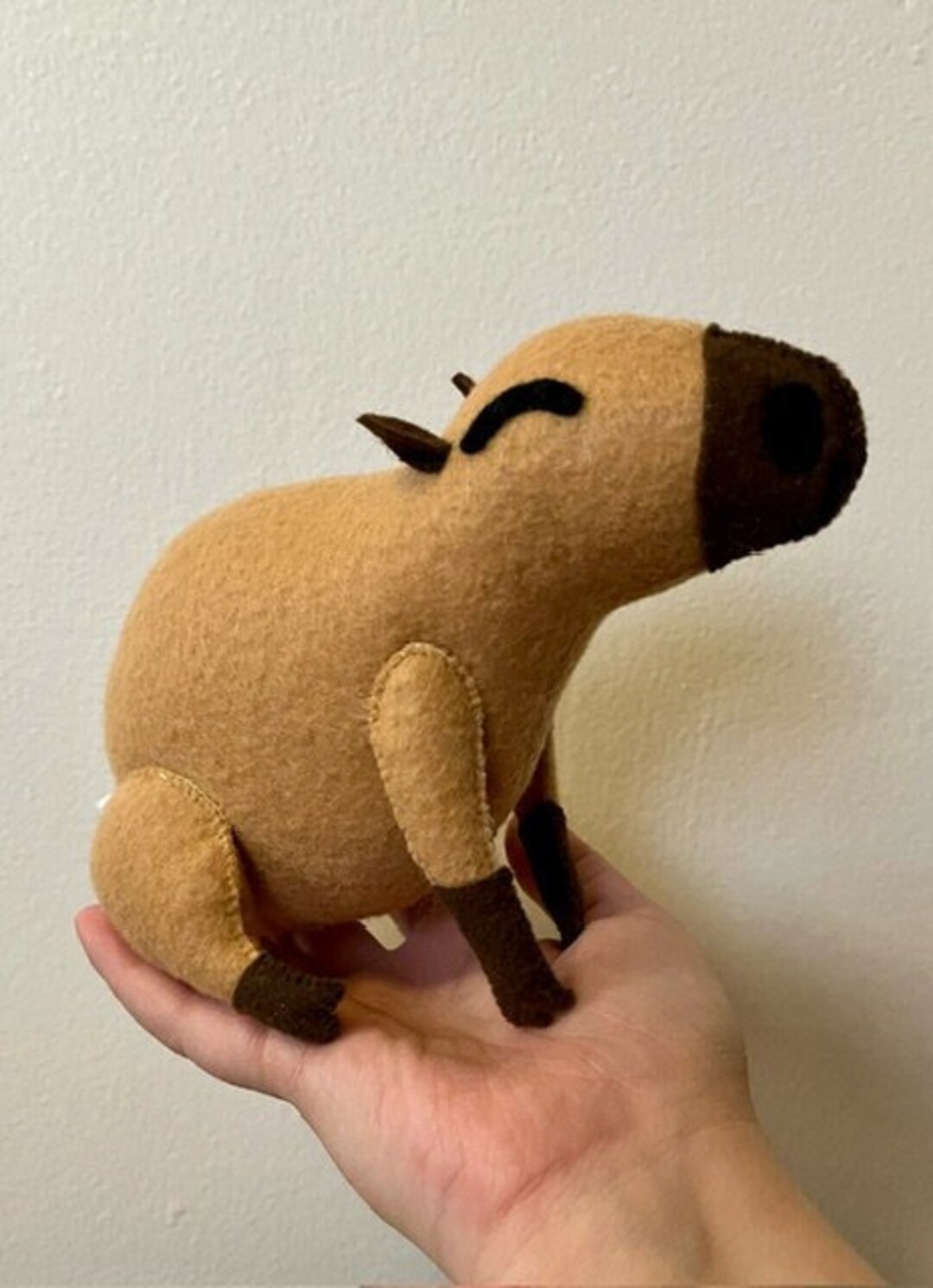 Capybara Plush - Etsy