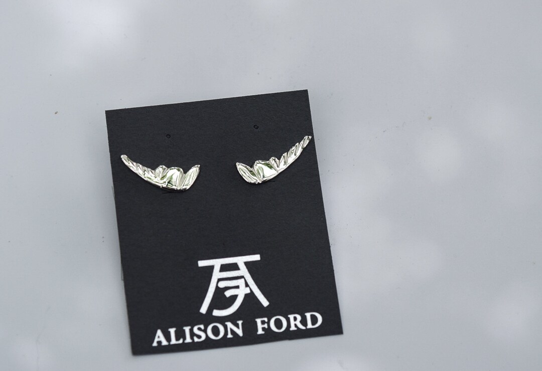 Wing Crawlers/ Sterling Silver/ Wings Earrings - Etsy