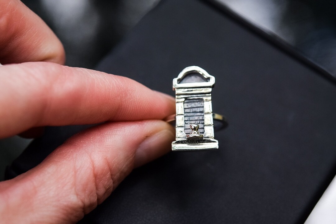 Small New Orleans Tomb Ring/ Sterling Silver/ New Orleans Jewelry - Etsy