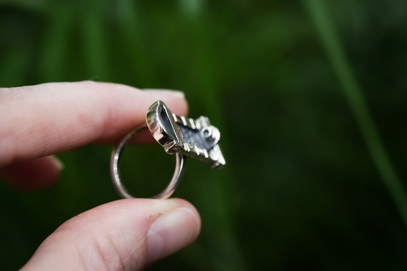 Small New Orleans Tomb Ring/ Sterling Silver/ New Orleans Jewelry - Etsy